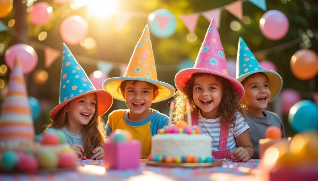 Les chapeaux d’anniversaire d'enfant pointus : un symbole incontournable